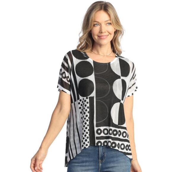 Jess & Jane | Tops | Jess Jane Top Xl Bebob Pop Art Print Abstract ...